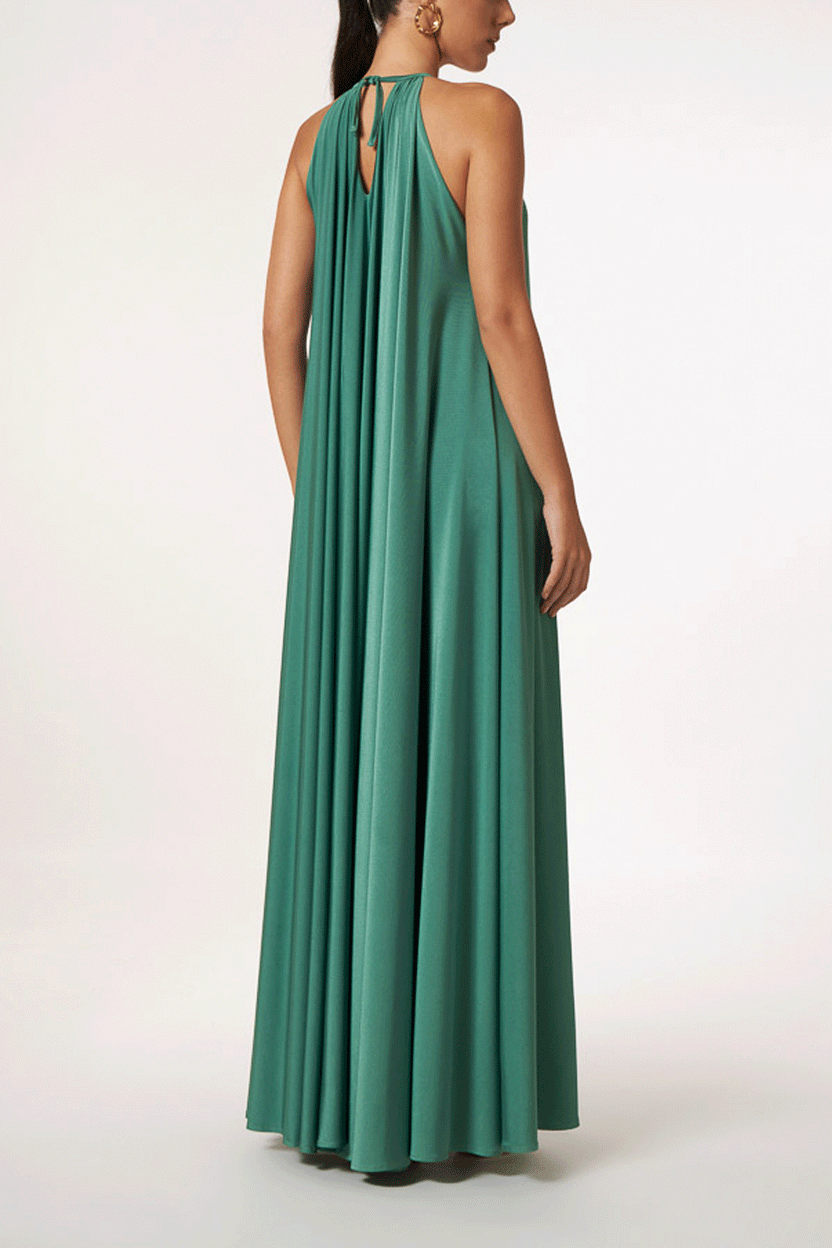 LONG NECKHOLDER DRESS “KALLISTA” – Lemoni