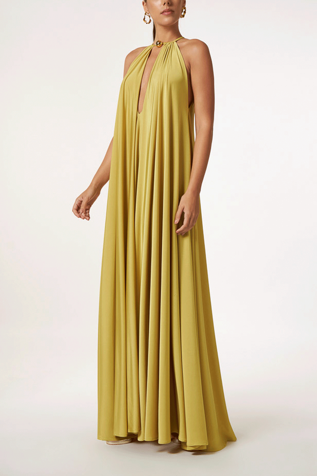 LONG NECKHOLDER DRESS “KALLISTA” – Lemoni