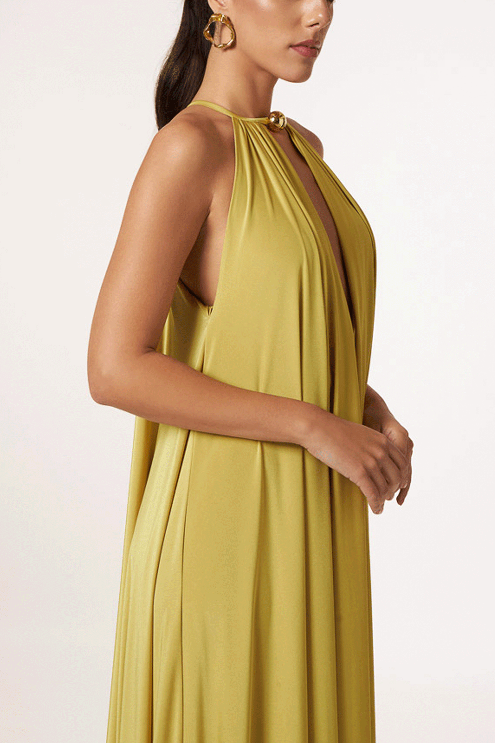 LONG NECKHOLDER DRESS “KALLISTA” – Lemoni