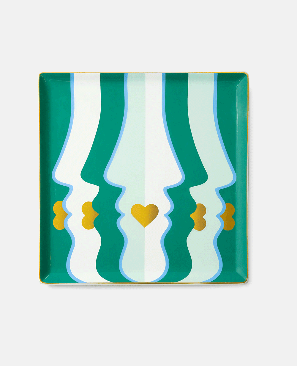 OCTAEVO CERAMIC TRAY NAZAR YELLOW – Lemoni