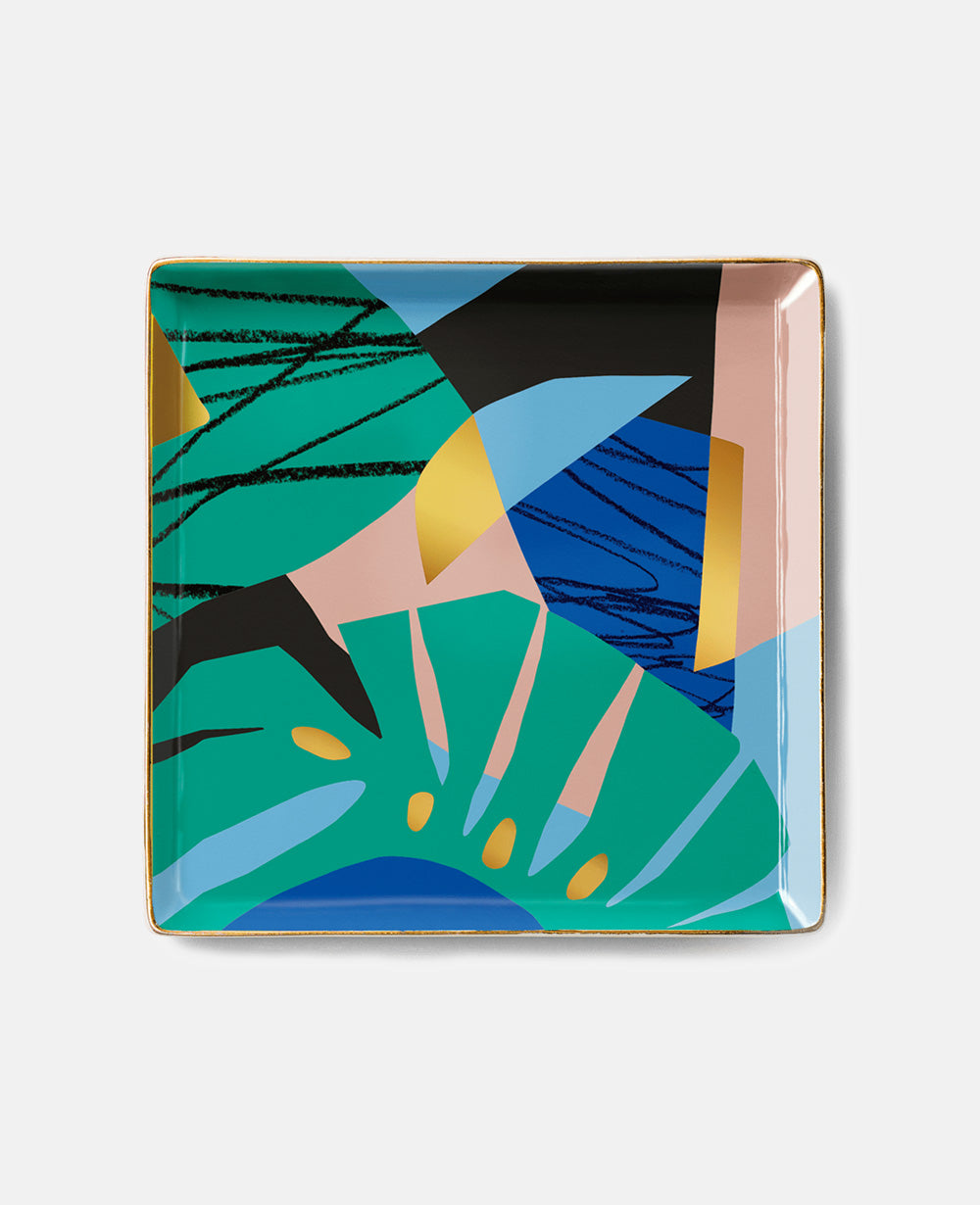 OCTAEVO CERAMIC TRAY NAZAR YELLOW – Lemoni