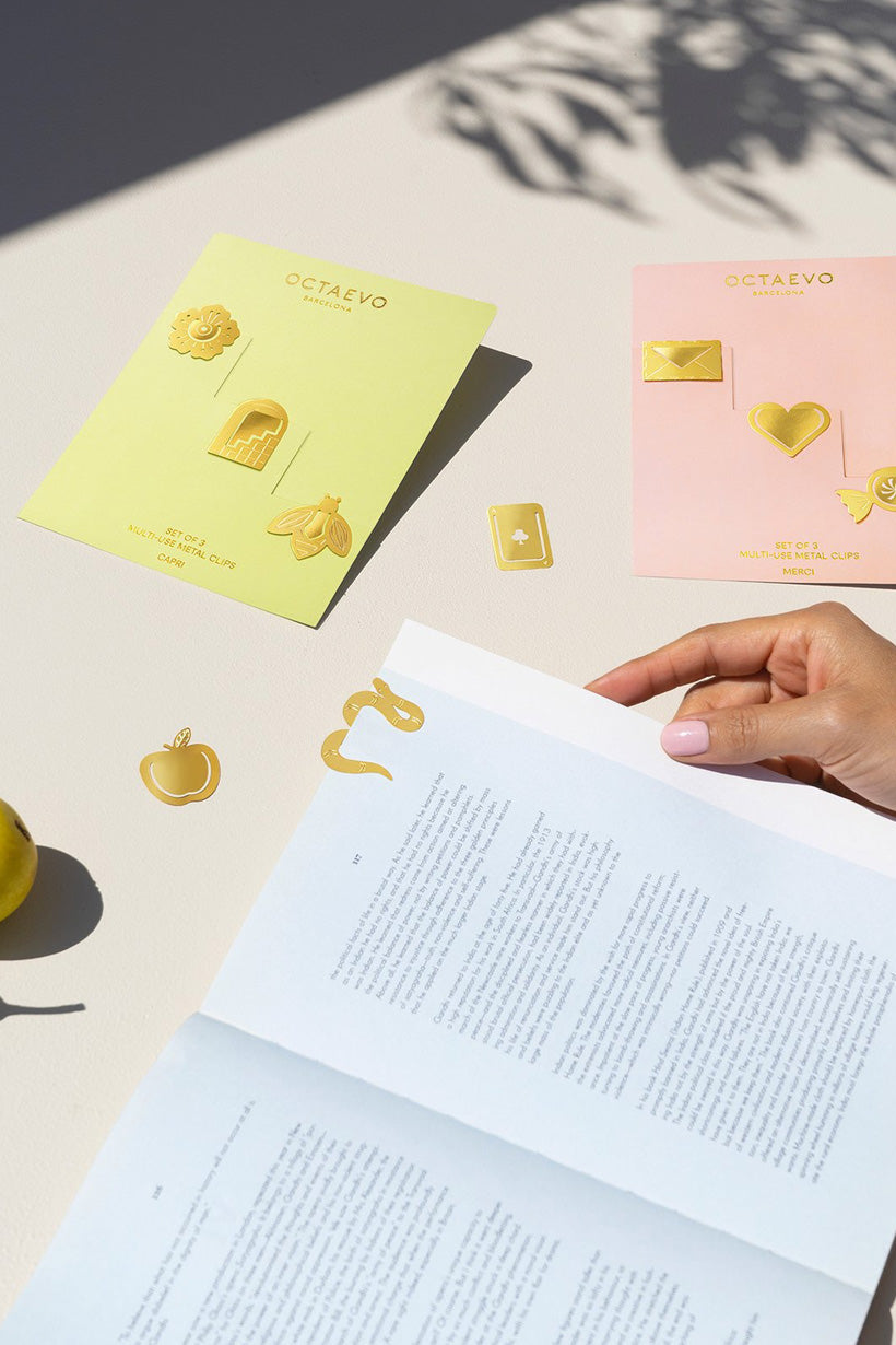 OCTAEVO BOOKMARK "DOLCE VITA" GOLD – Lemoni